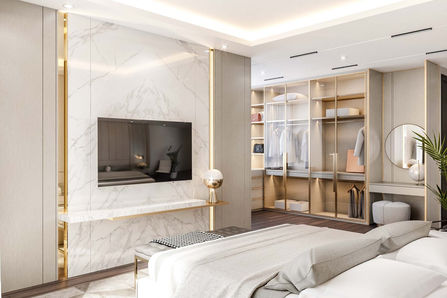 BTO & HDB Walk In Wardrobe - Weiken Interior Design