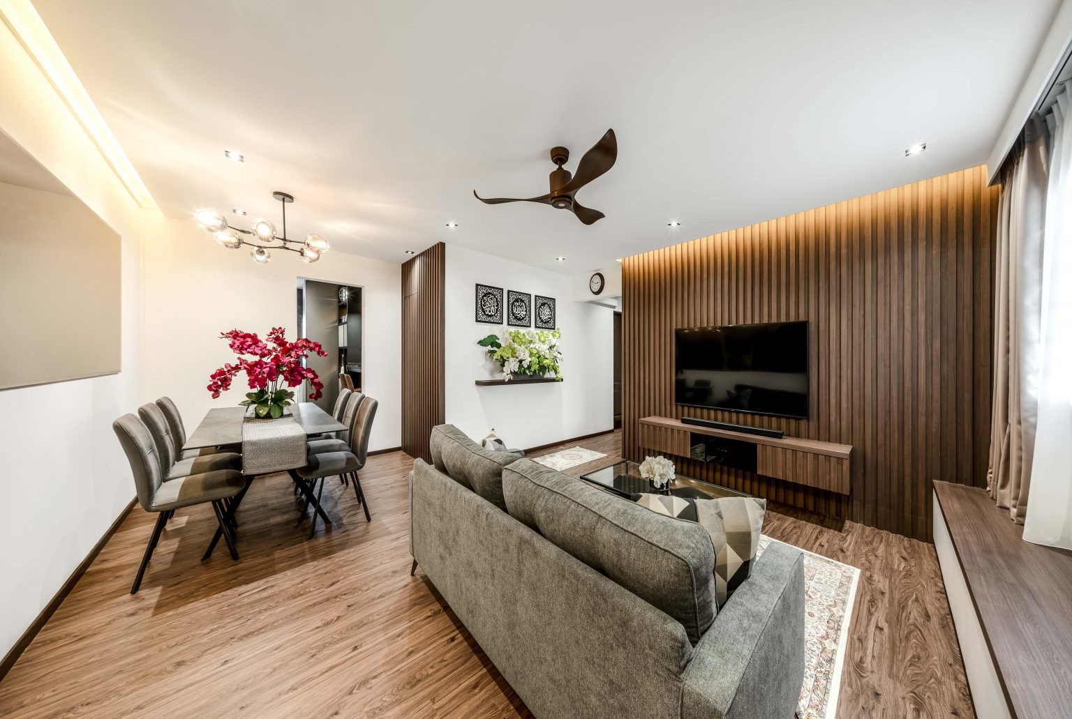 [Fluted Panel TV Feature Wall] Why Is It So Popular? - Weiken Interior ...