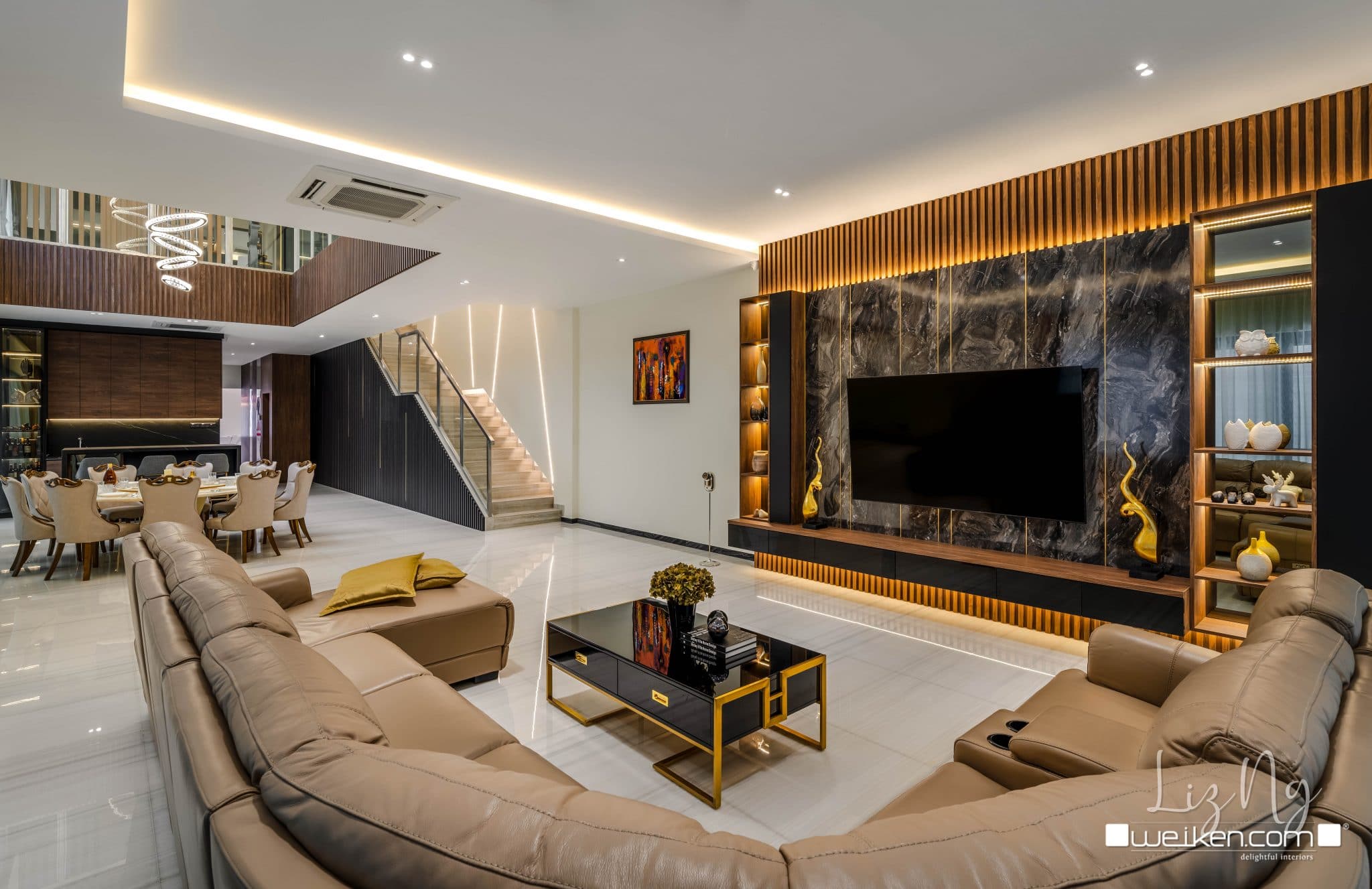 [Fluted Panel TV Feature Wall] Why Is It So Popular? - Weiken Interior ...