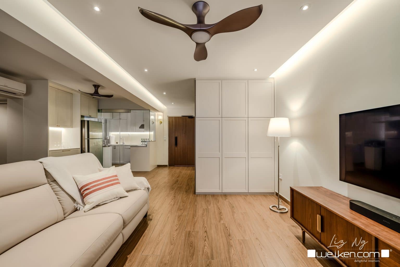 Wall Designs for Bedroom and Living Room - Weiken Interior Design