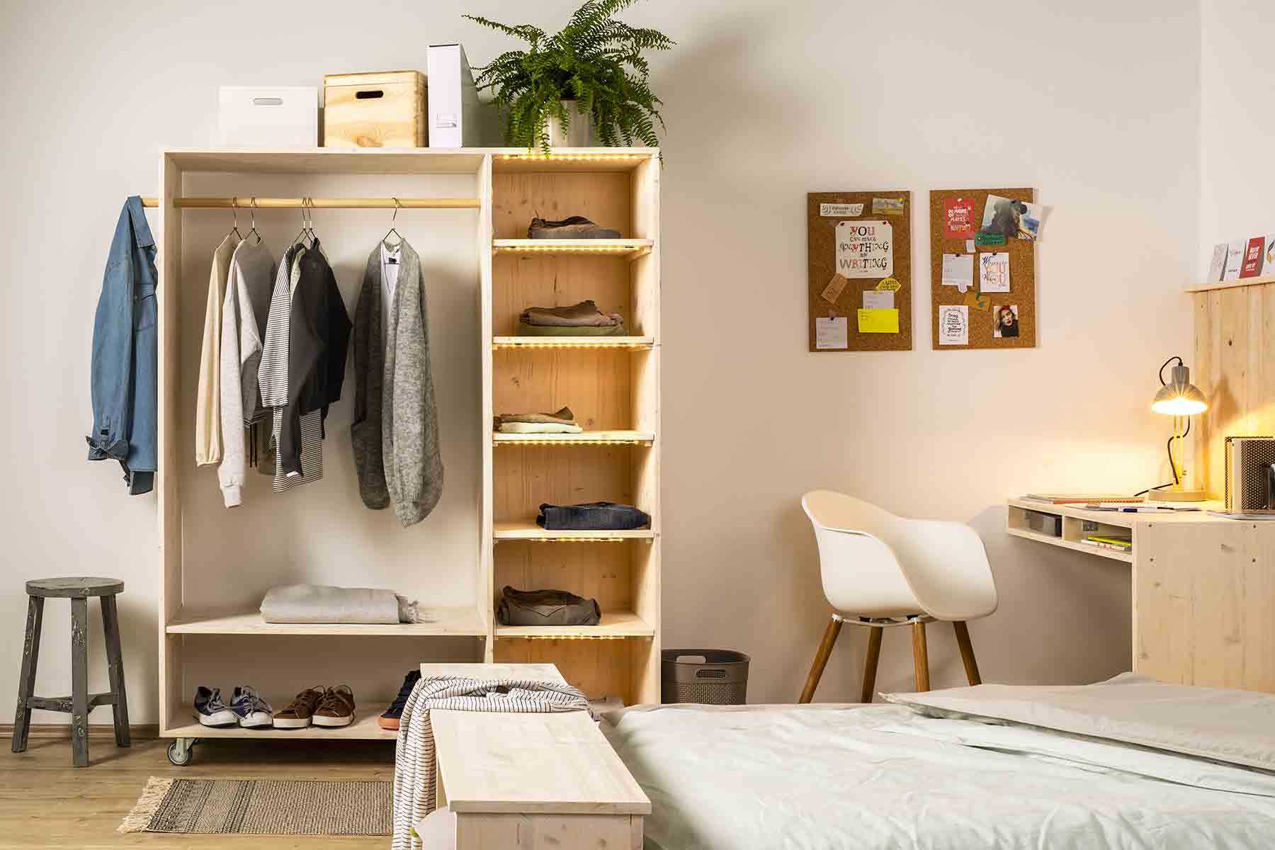 [Open Concept Wardrobe] Wardrobe Ideas 2024 That Help Maximize the ...